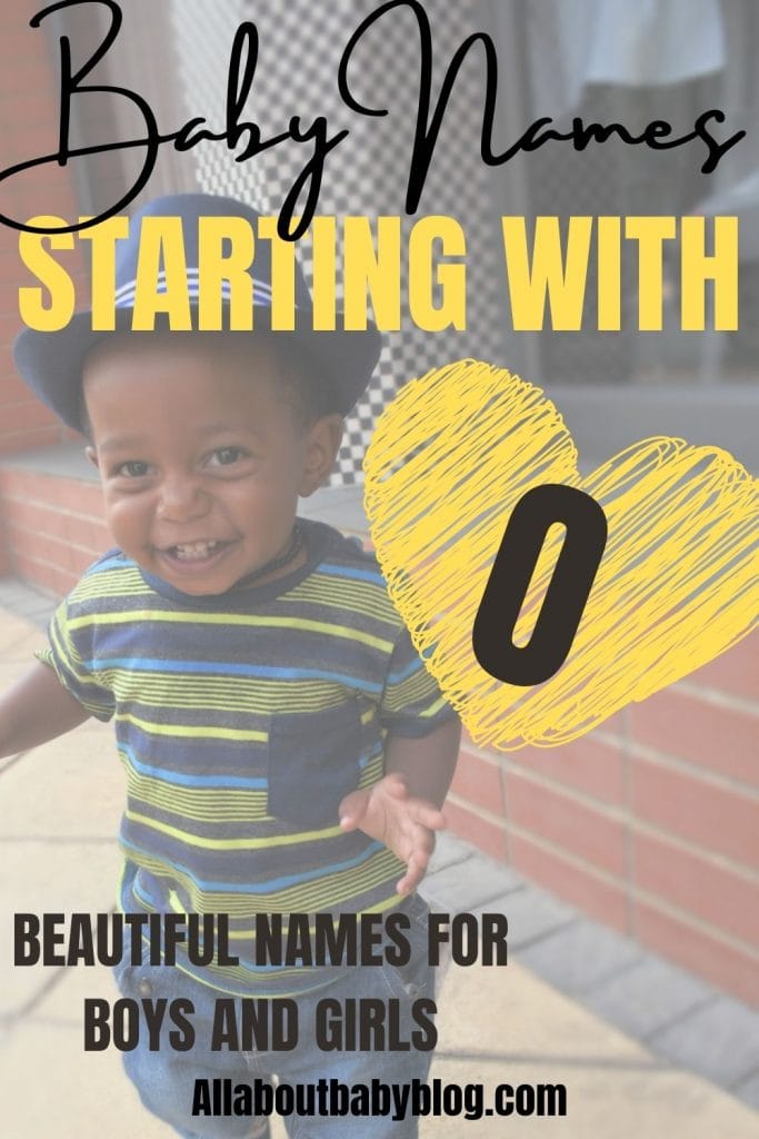 Baby names starting with "O" - 2025