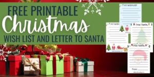 Free printable Christmas wish list and letter to Santa - All about Baby ...