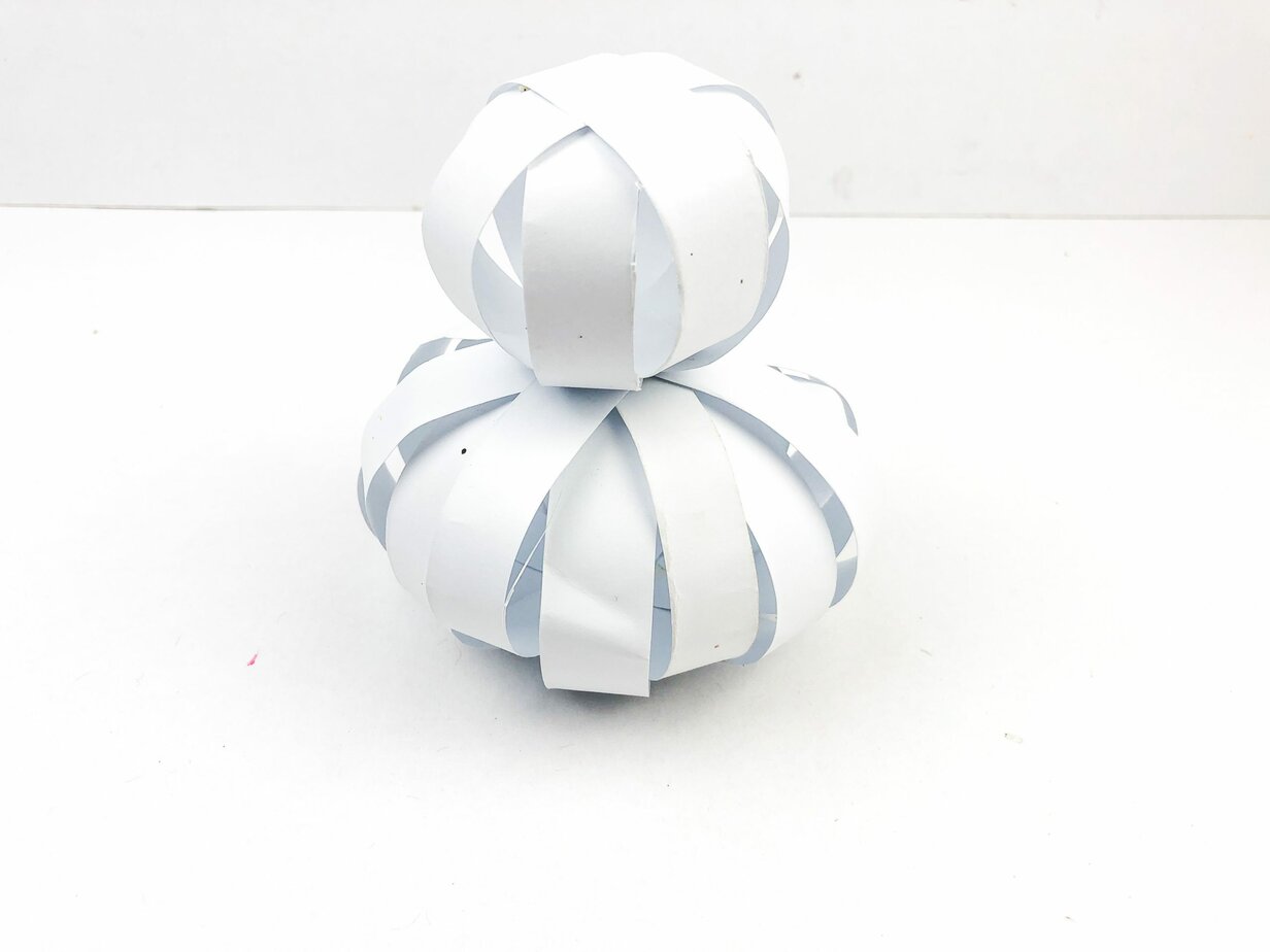 Cute Paper Snowman craft for kids - All about Baby Blog
